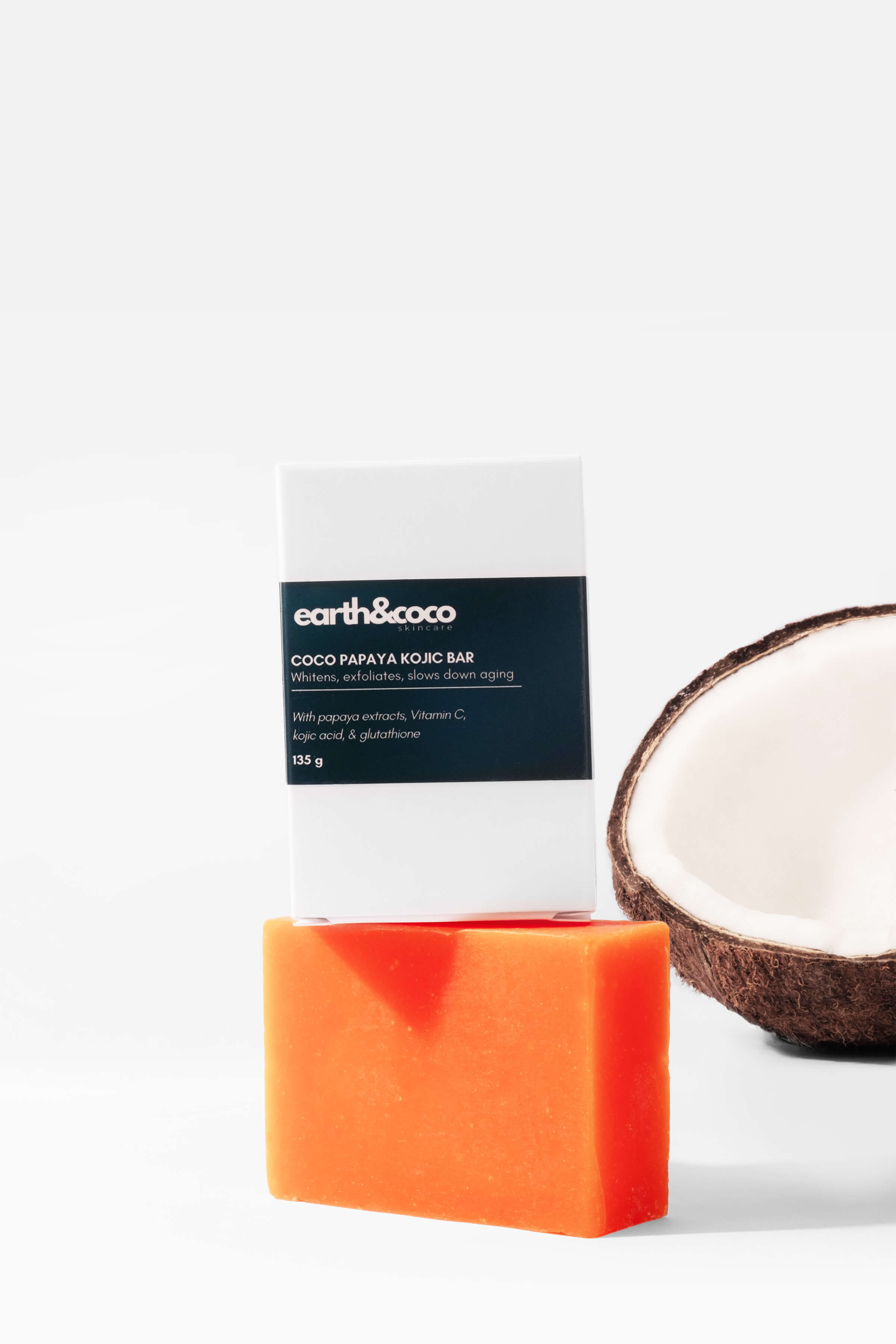 Earth & Coco Coco Papaya Kojic Bar — Brightens Skin & Reduces Dark ...